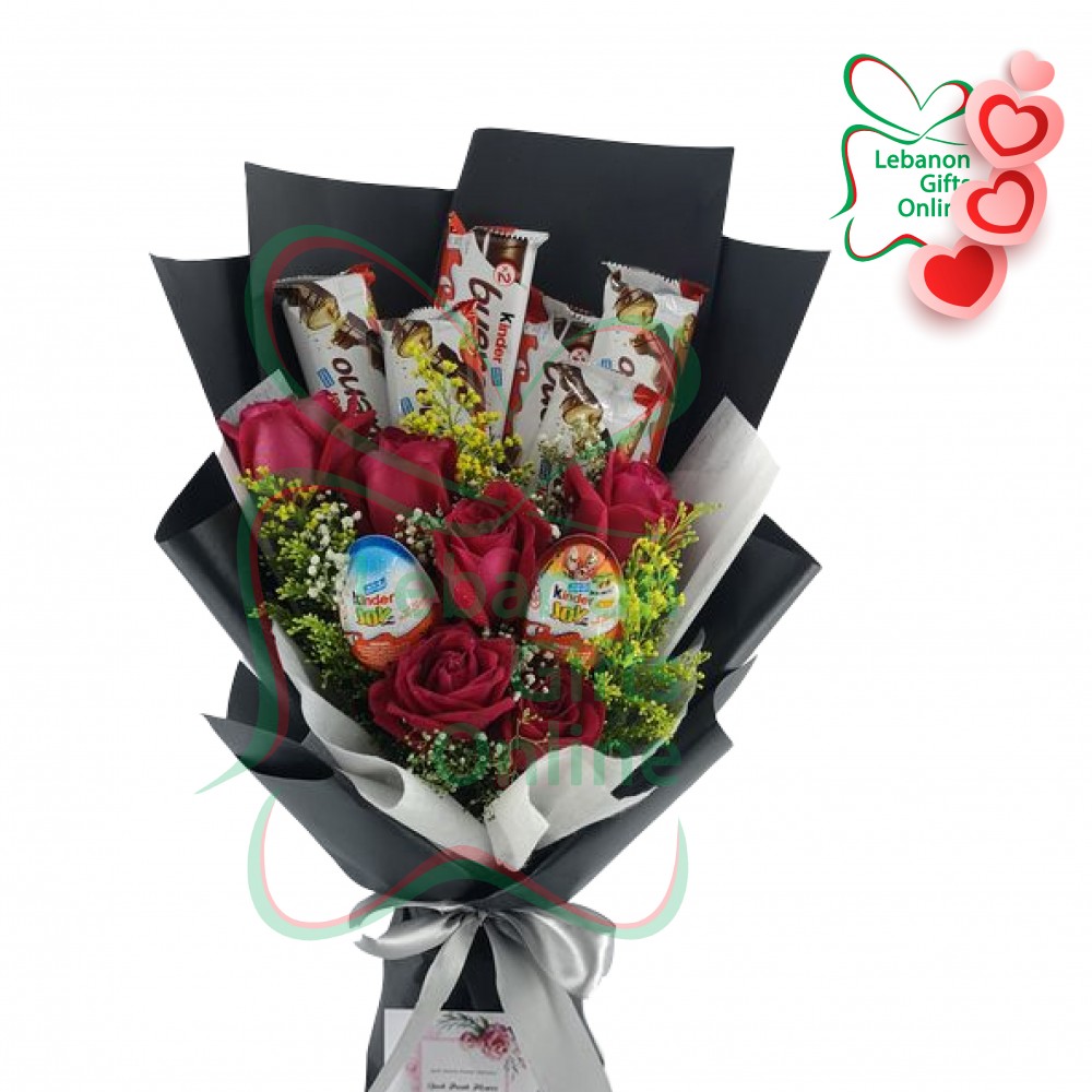 Kinder Rose Bouquet | LebanonGifts